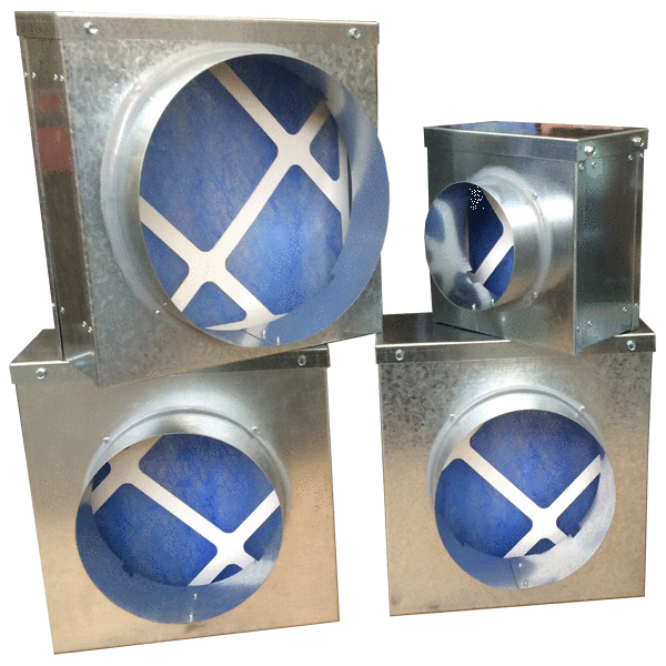 Spiral Duct Mounted Air Filter Housing - G2-G4 to EN779 - Airclean