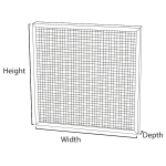 Metal Washable Panel Air Filter - G2 to EN779:2012 - Airclean