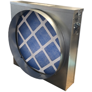 Duct mounted filter housing for spiral duct work - Airclean